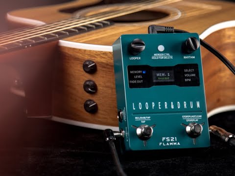 FLAMMA FS21 Stereo Drum Machine and Looper Pedal Editor Software Suppo ...